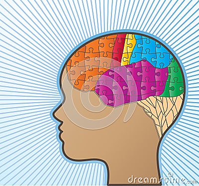 Female Brain Cartoon Vector | CartoonDealer.com #33112441