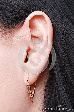 Female Ear Royalty Free Stock Photography - Image: 9058147