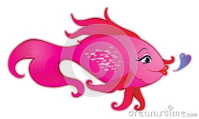 Female Fish Cartoon Stock Vector - Image: 39063702