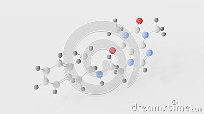 Fenethylline Molecule 3d, Molecular Structure, Ball And Stick Model ...
