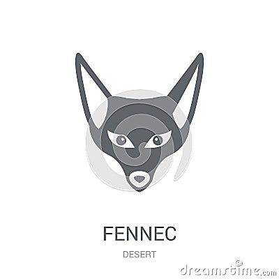 Fennec Icon. Trendy Fennec Logo Concept On White Background From ...