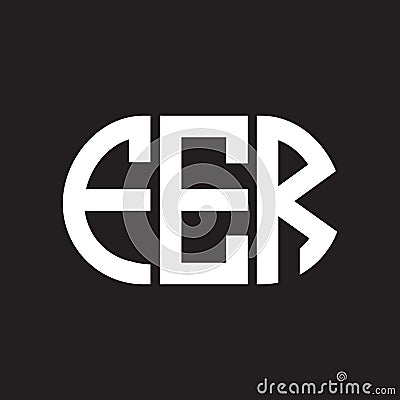 FER Letter Logo Design On Black Background. FER Creative Initials ...