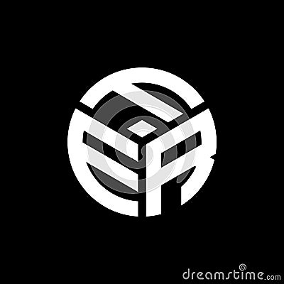 FER Letter Logo Design On Black Background. FER Creative Initials ...