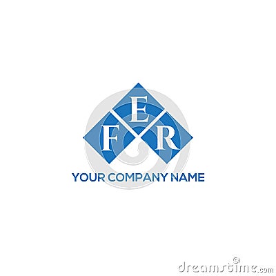 FER Letter Logo Design On BLACK Background. FER Creative Initials ...