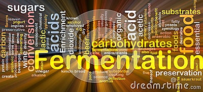 Fermentation Process Background Concept Glowing Royalty-Free ...