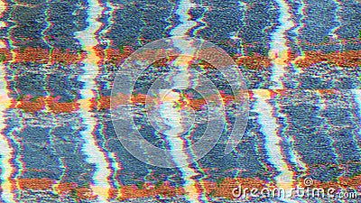 Festive Polychrome Overlay. Corrupted Data Effect, Computer Generated ...