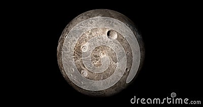 Fictional Planet Sun Rise In Dark Background With Stars. Front View Of ...