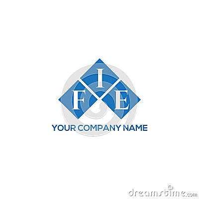 FIE Letter Logo Design On WHITE Background. FIE Creative Initials ...