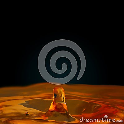 Fiery Dripping Liquid, Vertical Column Stock Photo | CartoonDealer.com ...