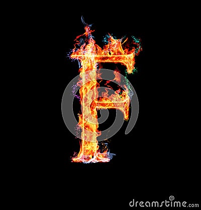 Fiery Magic Font - F Royalty-Free Stock Photo | CartoonDealer.com #12203169