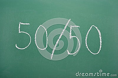 Fifty-fifty Chance Stock Photo - Image: 42786916