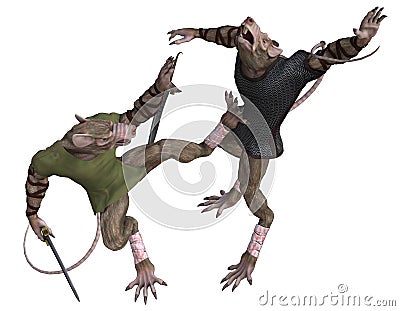 Fight Rats Royalty Free Stock Image - Image: 26773716