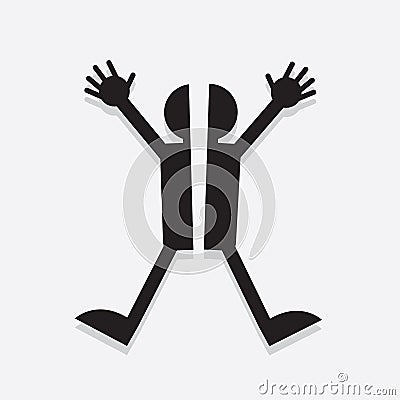 Figure Split Vector Illustration | CartoonDealer.com #32363276
