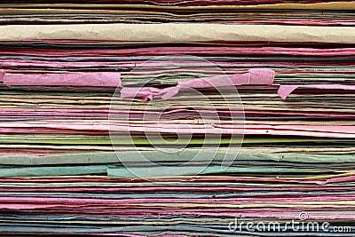 File Folders with Numerical Label Stock Photo - Image of books, number ...