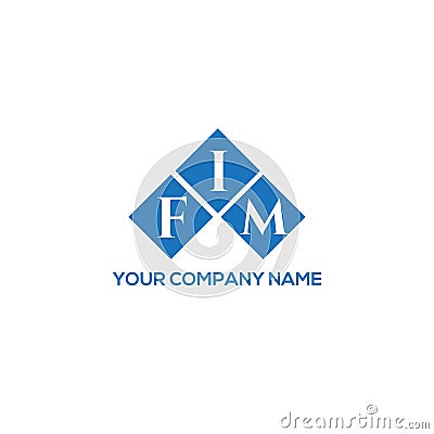 FIM Letter Logo Design On WHITE Background. FIM Creative Initials ...