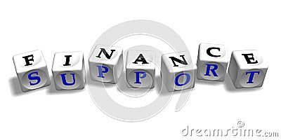 Finance Support Royalty Free Stock Images - Image: 12836779
