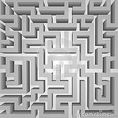 Finding Way Labyrinth Concept Vector Structure | CartoonDealer.com ...