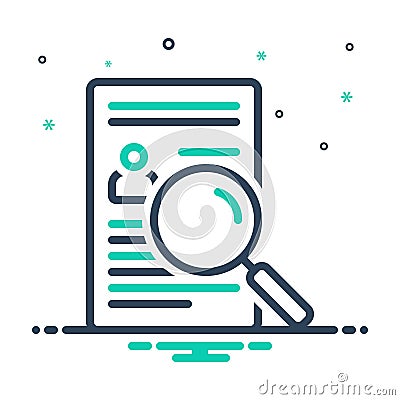 Mix Icon For Findings, Achievement And Application Cartoon Vector ...