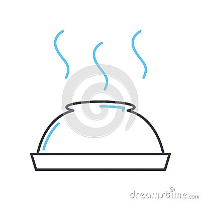 Fine Dining Line Icon, Outline Symbol, Vector Illustration, Concept ...