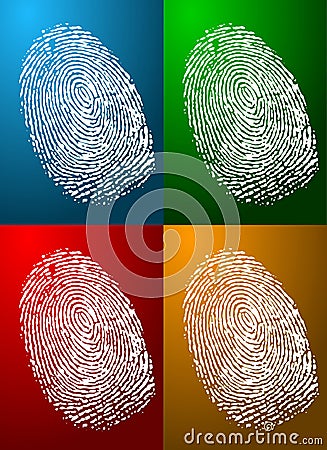 Fingerprint Colors Stock Photography - Image: 6479752