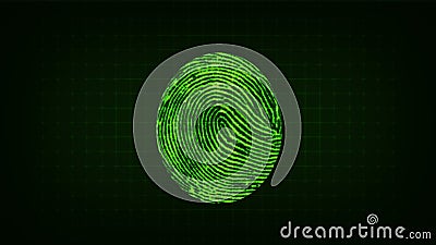 Fingerprint Scanning and Biometric Data Analysis Process Stock Footage ...