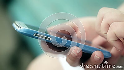 Fingers Touching And Swiping The Screen Of A Modern Smartphone Stock ...