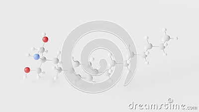 Fingolimod Molecule 3d, Molecular Structure, Ball And Stick Model ...