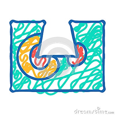 Finite Element Analysis Mechanical Engineer Icon Doodle Illustration ...