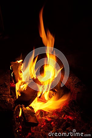 Fire Burning Stock Photography - Image: 3260332