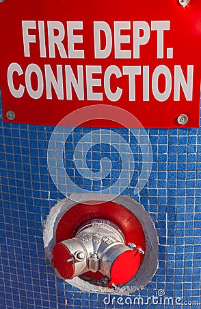 Fire Department Connection Royalty-Free Stock Image | CartoonDealer.com ...