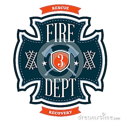Fire Department Emblem Royalty Free Stock Images - Image: 28941329