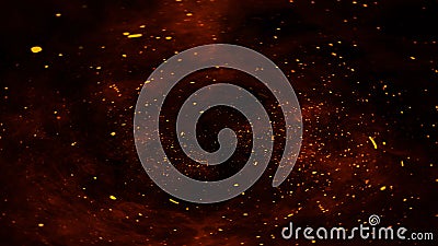 Fire Embers Particles Texture Overlays . Explosion Burn On Isolated ...