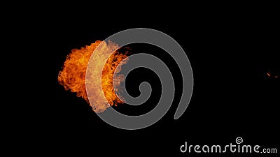 Fire Explosion Shooting with High Speed Camera at 1000fps, Stock Video ...