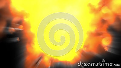 Fire Flame Burning with Ray Effect Stock Footage - Video of night ...