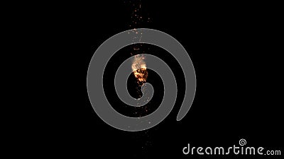 Fire Flame Explosion for Intro, Design Elements, Flames and Sparks ...