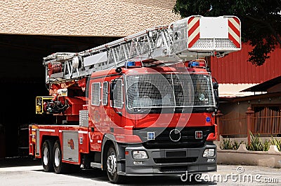 A Fire Rescue Car Stock Photography - Image: 24523632