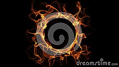 Fire Ring Loop Animation HD720 Stock Video - Video of lighting ...