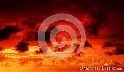 Fire In The Sky Stock Images - Image: 11331064