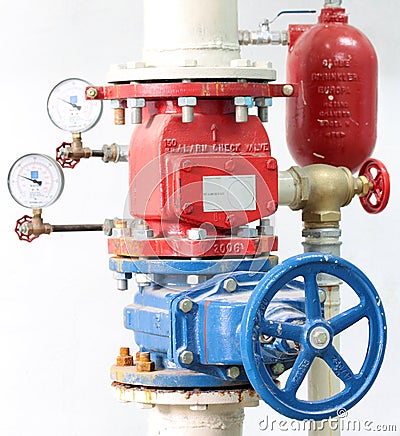 Fire Sprinkler Control System Royalty Free Stock Image - Image: 17521036