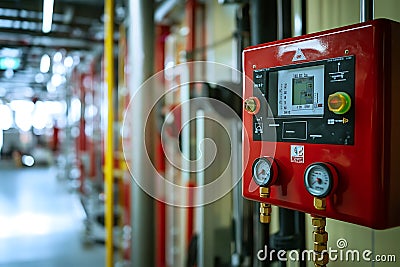 Fire Suppression System Control Panel Stock Photography | CartoonDealer ...