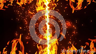 Fire Versus Interface Background Loop Animation Stock Video - Video of ...