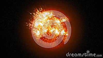Fireball animation stock video. Video of energy, circle - 39892337