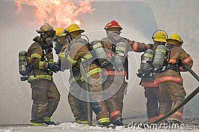 Firefighter Teamwork Royalty Free Stock Photography - Image: 18261547