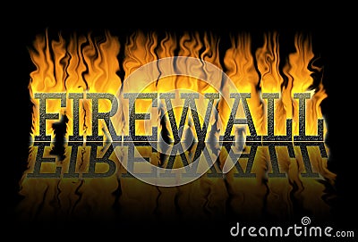 Firewall, A Wall Against The Fire Royalty-Free Stock Photography ...