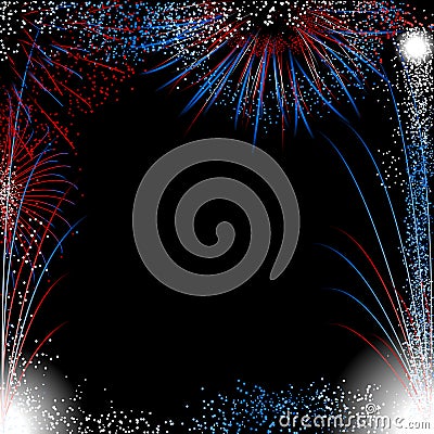 Fireworks Border Stock Photos - Image: 9197943