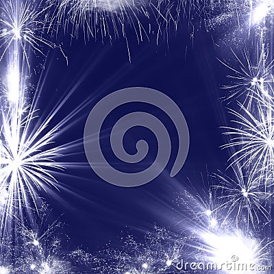 Fireworks Frame Royalty Free Stock Photo - Image: 5658405