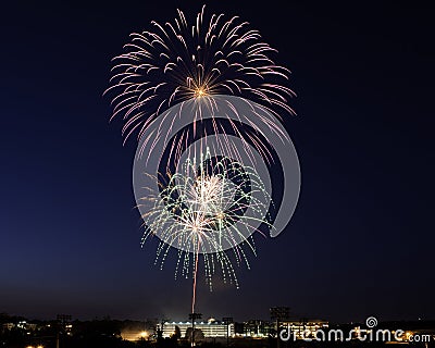 Fireworks #3 stock photo. Image of july, firework, crack - 476788