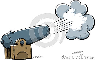 Firing Cannon Stock Illustration - Image: 41193610