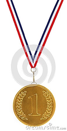 First / 1st Place Gold Medal Stock Photography - Image: 27562662