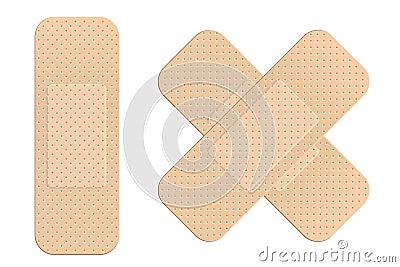 First Aid Plasters Cartoon Vector | CartoonDealer.com #9738417